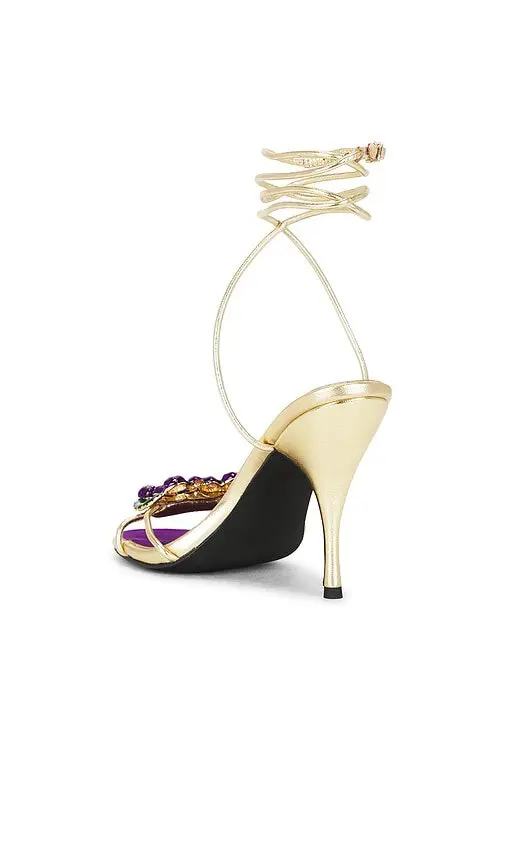 Jeffrey Campbell Kleo Sandal In Metallic Gold