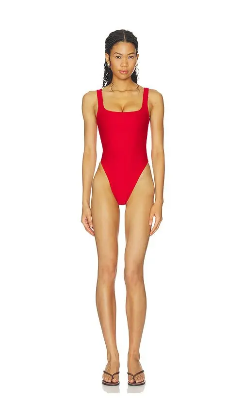 LOVERS AND FRIENDS Ayo One Piece Swimsuit - Cherry Red