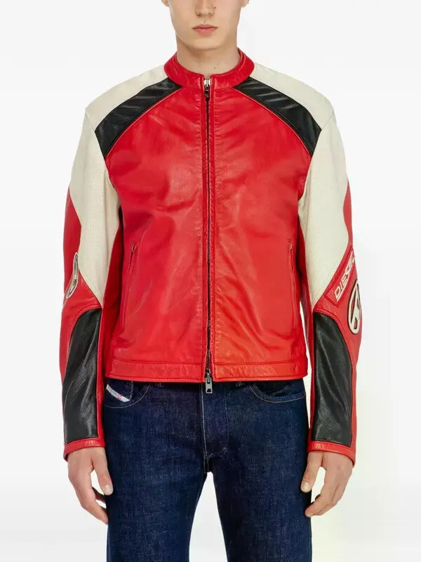 DIESEL® Leather Biker Jacket