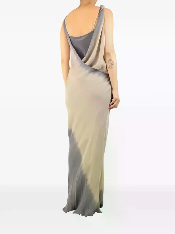 Amanda Wakeley Ombre Draped Maxi Dress