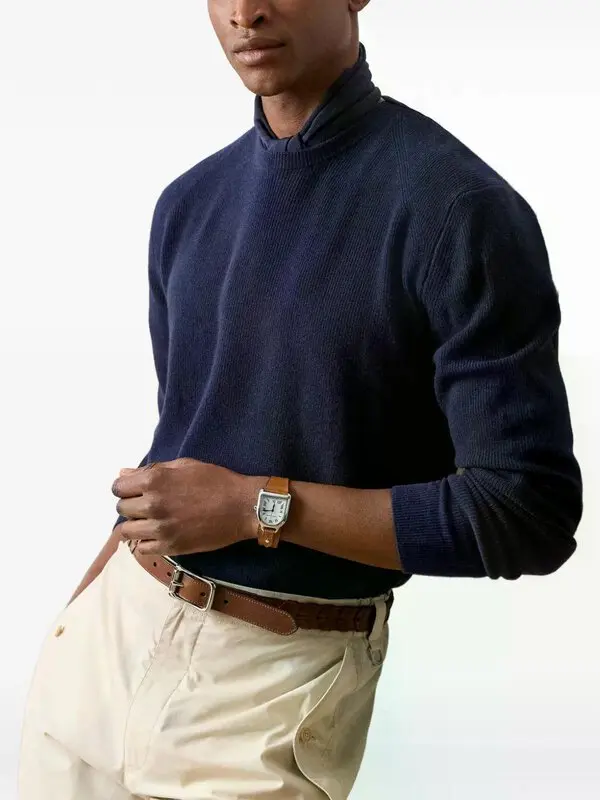 Ralph Lauren Purple Label Ribbed Cashmere Sweater