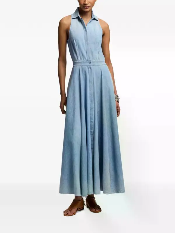 Ralph Lauren Peyton Halterneck Maxi Dress