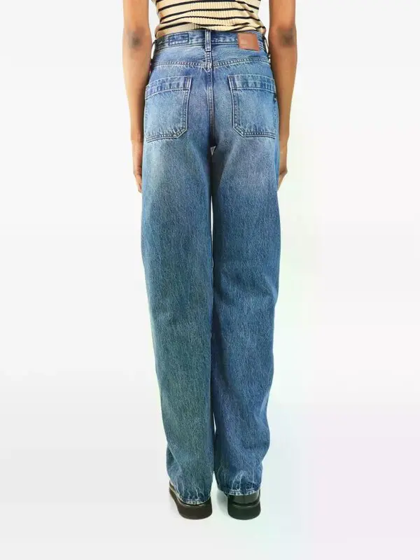 Ag High-rise Barrel-leg Jeans