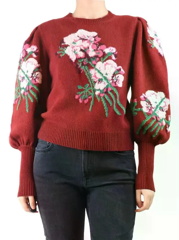 Gucci Wool Puff Sleeve Sweater