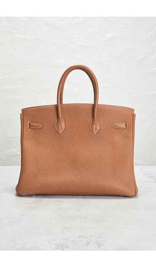 FWRD RENEW Hermes Togo Birkin 35 Retourne Handbag
