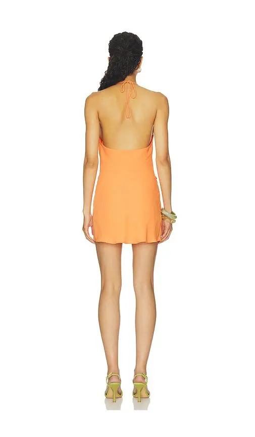 MORE TO COME Ashwin Halter Mini Dress