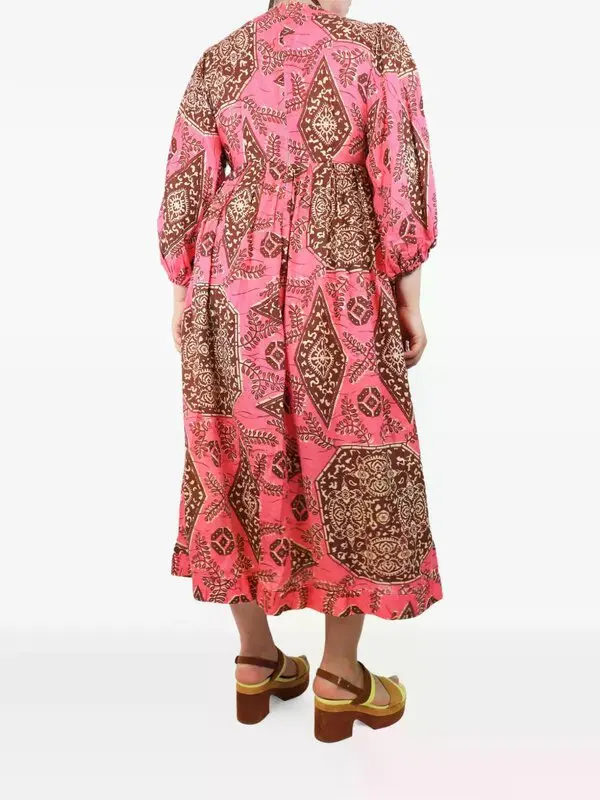 Zimmermann Printed V-neck Maxi Dress