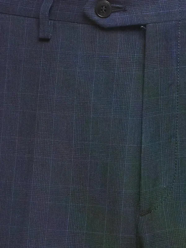 Gucci Checked Straight-leg Trousers