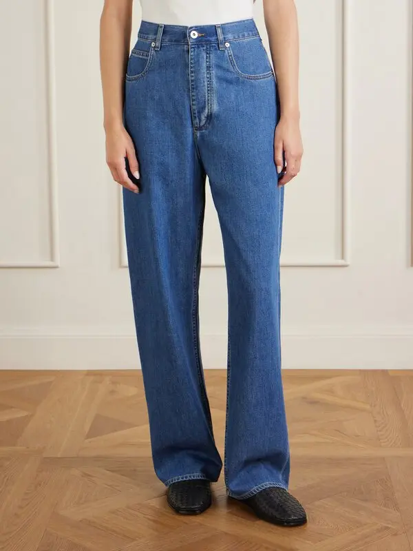 Bottega Veneta Atlantic High-rise Straight-leg Jeans