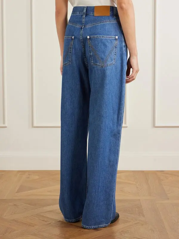 Bottega Veneta Atlantic High-rise Straight-leg Jeans