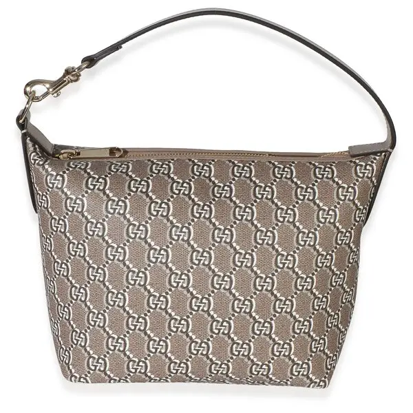 Gucci Gg Shadow Monogram Canvas Hobo - Brown