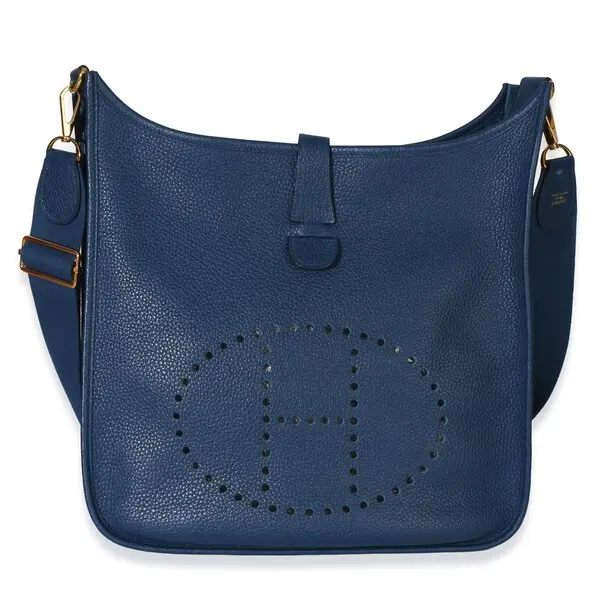 Hermès Evelyne 33 Gm Bag - Blue