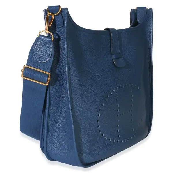 Hermès Evelyne 33 Gm Bag - Blue