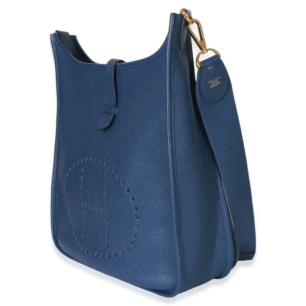 Hermès Evelyne 33 Gm Bag - Blue