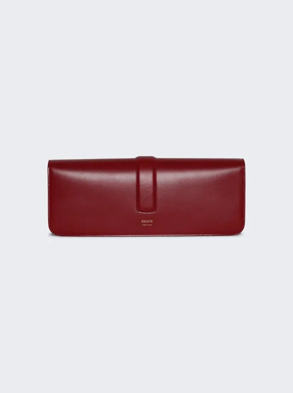 Khaite Blake Clutch Ruby - Red