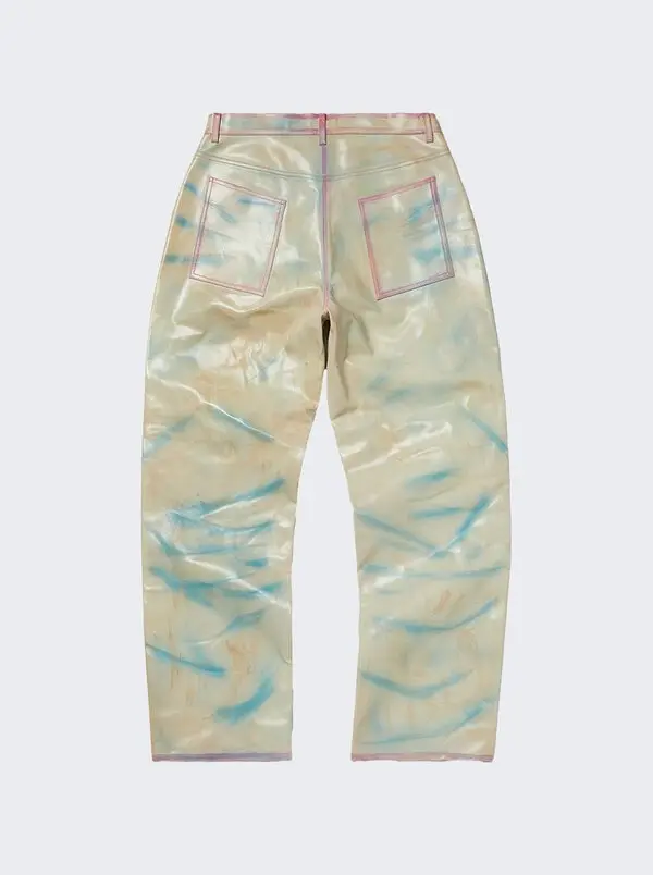 THUG CLUB Skin Bio Soldier Leather Pants Nude