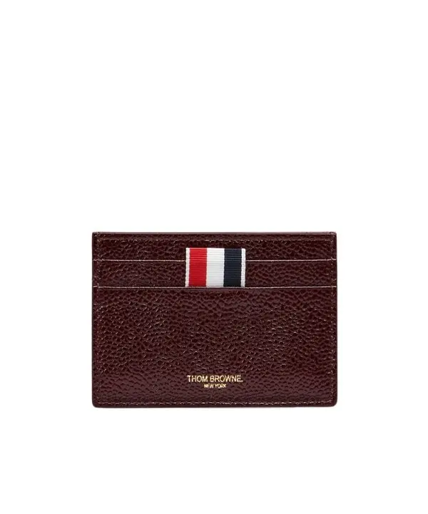 Thom Browne 4-bar Striped Card Holder