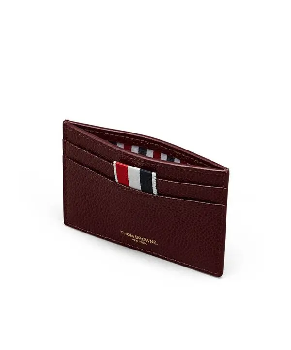 Thom Browne 4-bar Striped Card Holder