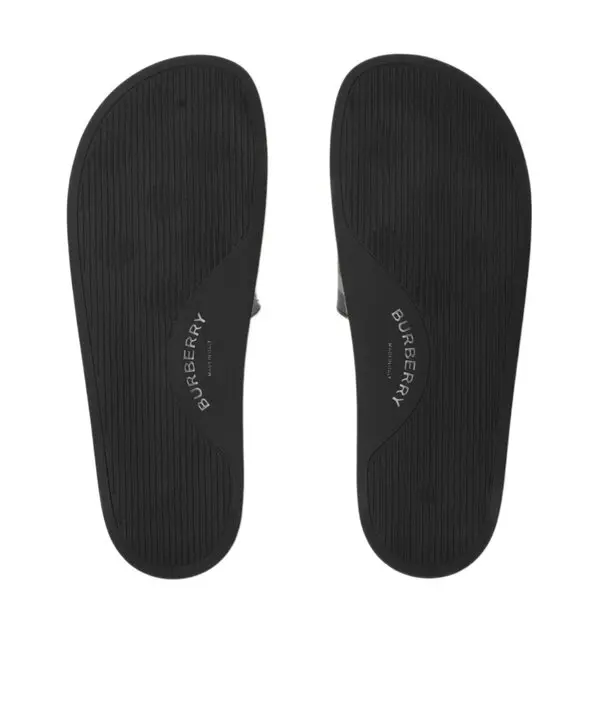 Burberry Checked Slip-on Slides