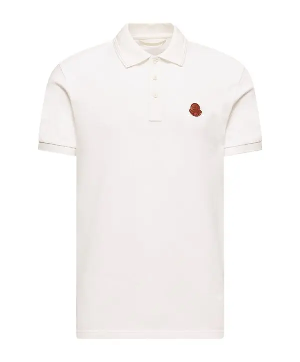 Moncler Logo Cotton Piquet Polo Shirt - Identification