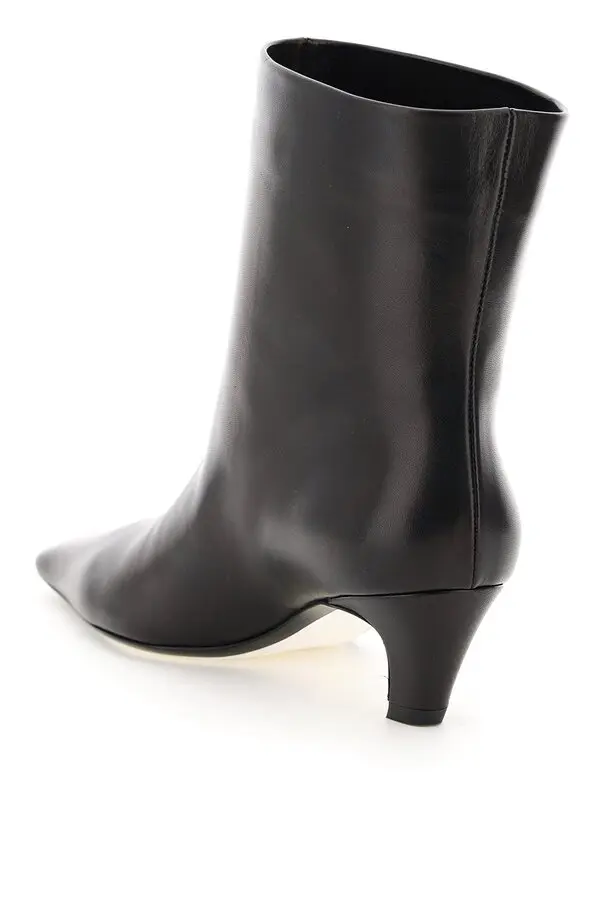 Khaite Arizona Square-toe Ankle Boots