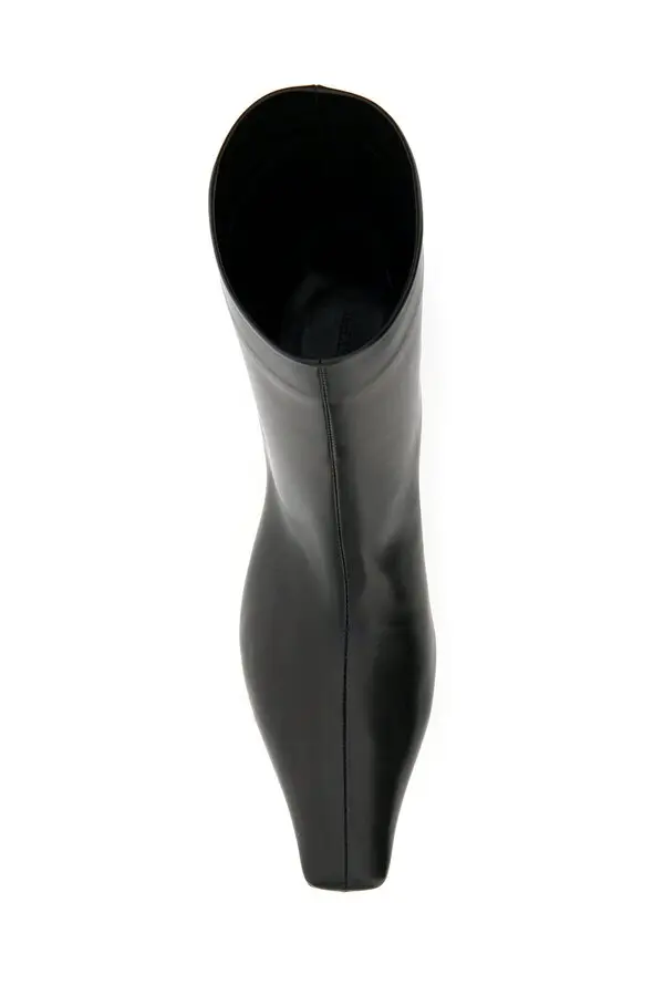 Khaite Arizona Square-toe Ankle Boots
