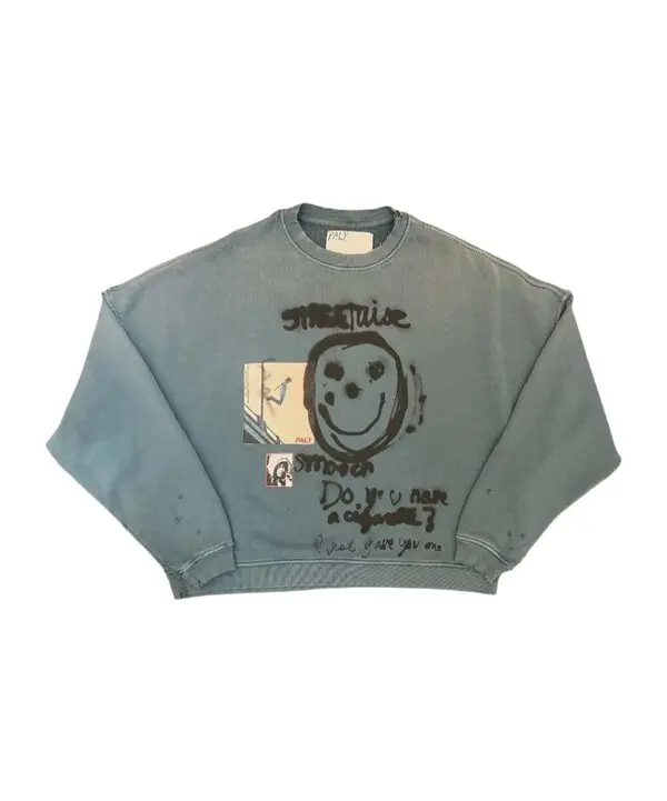 PALY HOLLYWOOD Crew Neck Sweatshirt - Gray