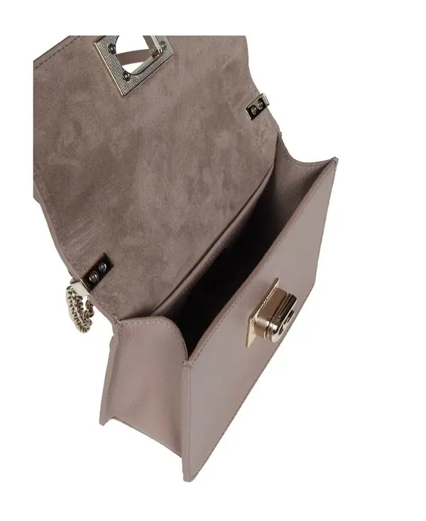 Furla Leather Shoulder Bag With Chain Strap