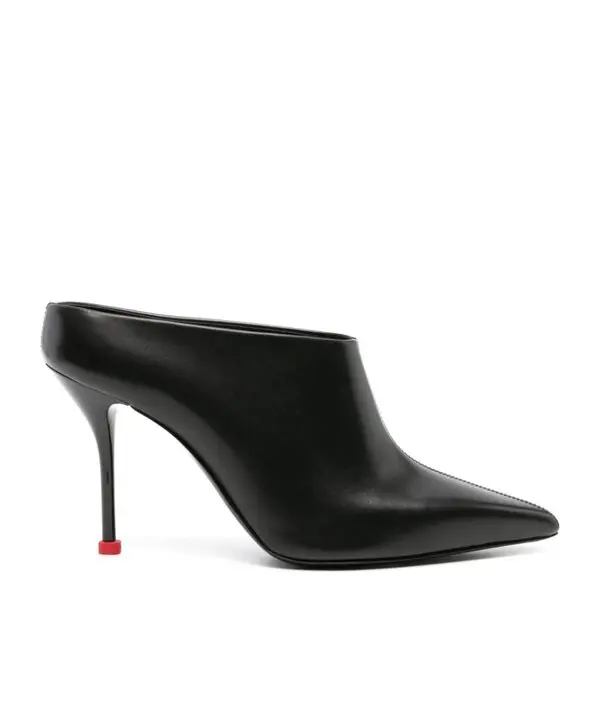 Alexander McQueen Thorn 90mm Leather Mules