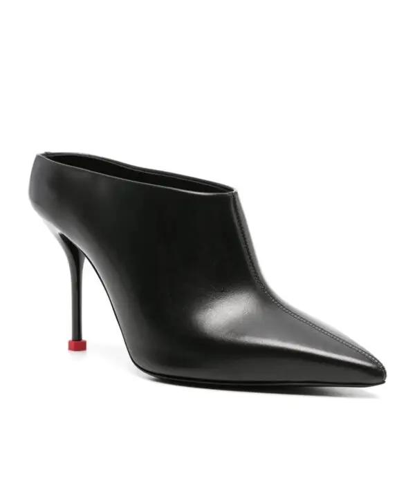 Alexander McQueen Thorn 90mm Leather Mules
