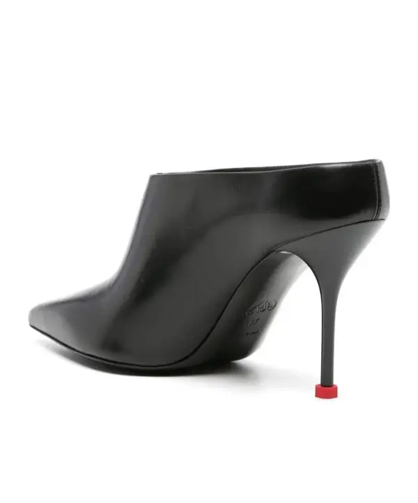 Alexander McQueen Thorn 90mm Leather Mules