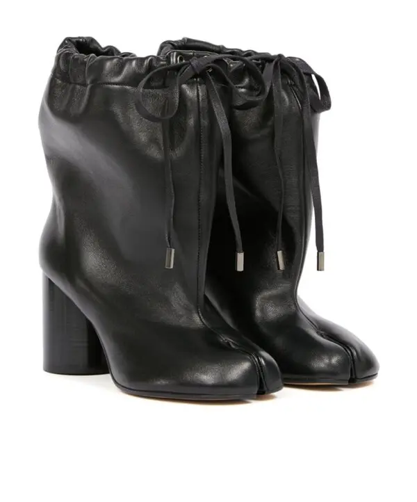 MAISON MARGIELA Tabi Balloon Drawstring Ankle Boots