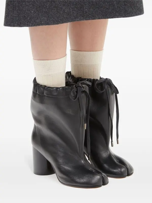 MAISON MARGIELA Tabi Balloon Drawstring Ankle Boots