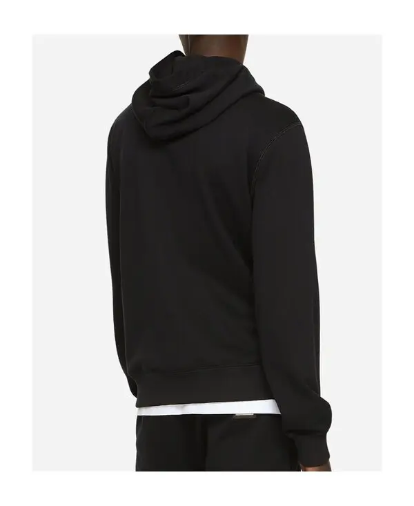 Dolce & Gabbana Dolce Gabbana Jersey Zip-up Hoodie