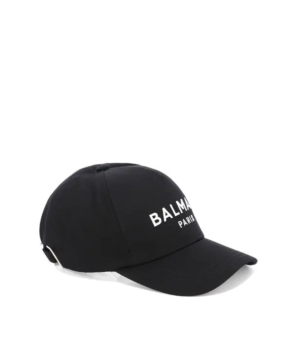 Balmain Logo Embroidered Baseball Cap
