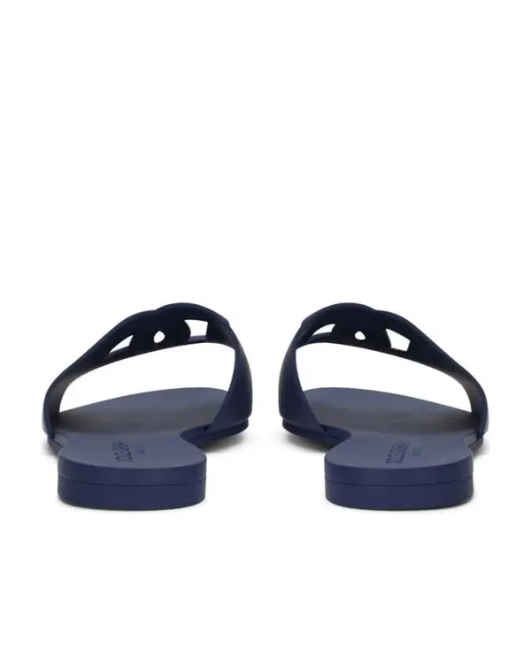 Dolce & Gabbana Dolce Gabbana Logo Cut-out Open-toe Slides