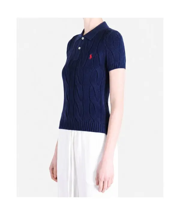 Polo Ralph Lauren Cable-knit Polo Shirt