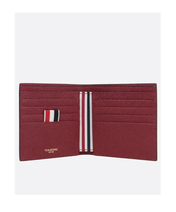Thom Browne Pebble Textured Bifold Wallet