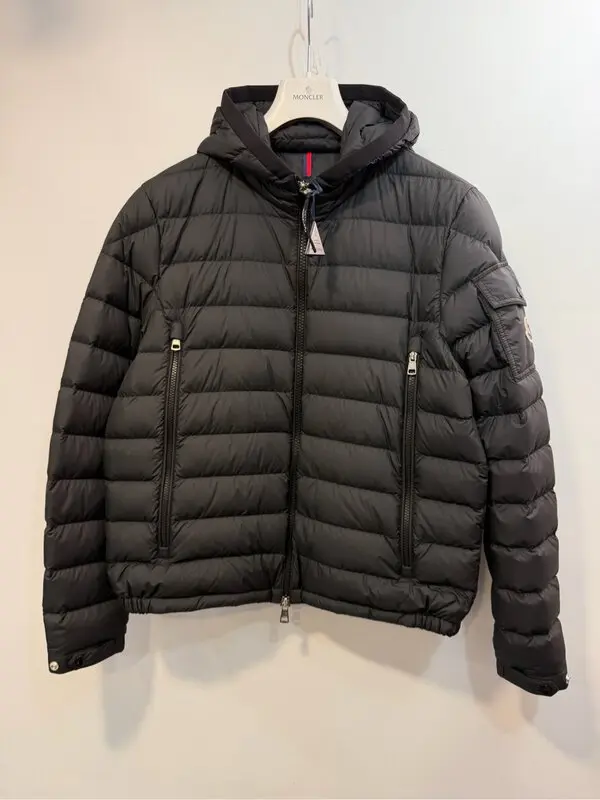 Moncler Galion Hooded Short Down Jacket