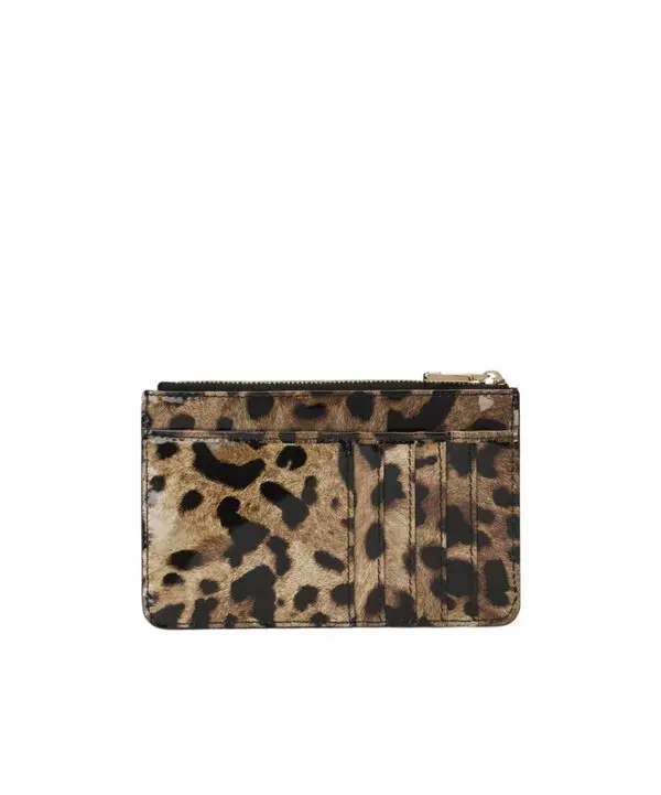 Dolce & Gabbana Dolce Gabbana Leopard Printed Medium Card Holder