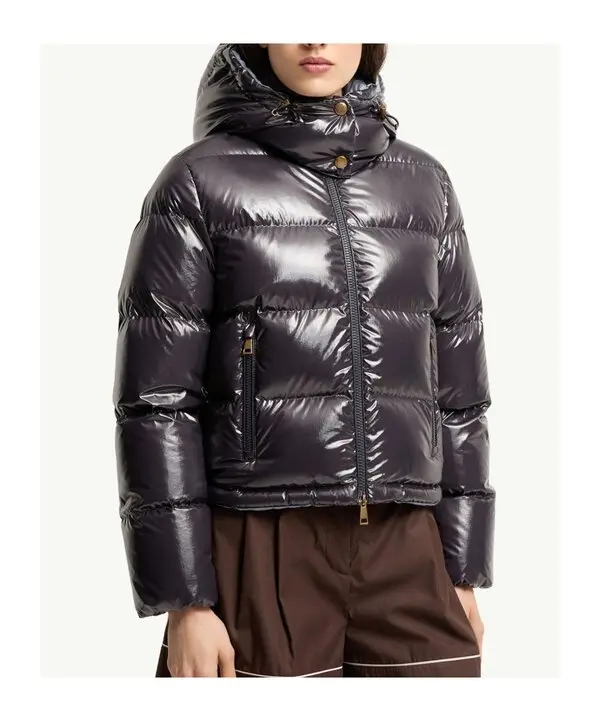 Moncler Niveole Short Down Jacket - Dark Blue