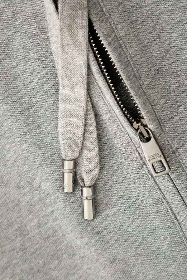 Dolce & Gabbana Dolce Gabbana Zip-up Jersey Hoodie