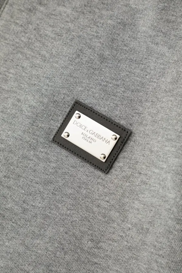 Dolce & Gabbana Dolce Gabbana Zip-up Jersey Hoodie