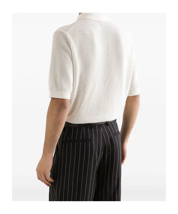 Dolce & Gabbana Dolce Gabbana Short-sleeved Knitted Polo Shirt