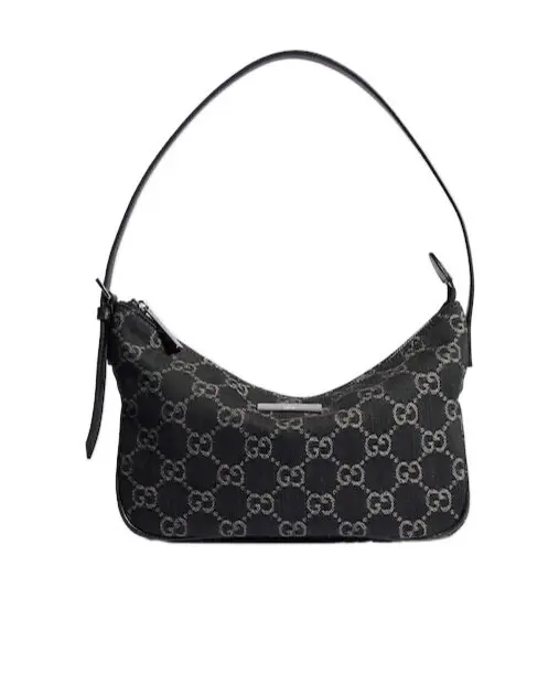 Gucci Lady Lunetta Small Shoulder Bag - Black