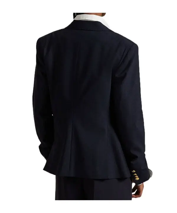 Polo Ralph Lauren Double-breasted Crest-patch Blazer