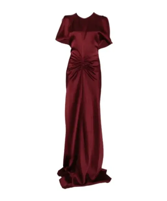 Victoria Beckham Gathered Maxi Dress
