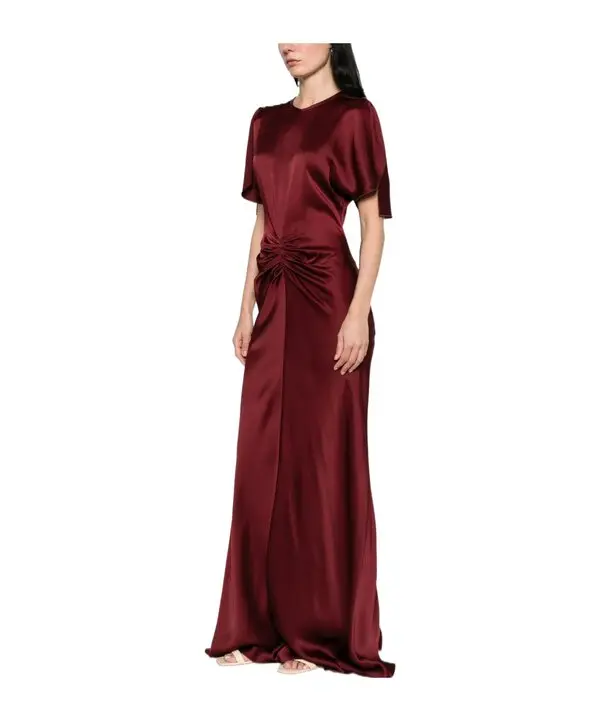 Victoria Beckham Gathered Maxi Dress