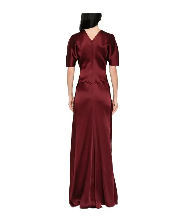 Victoria Beckham Gathered Maxi Dress