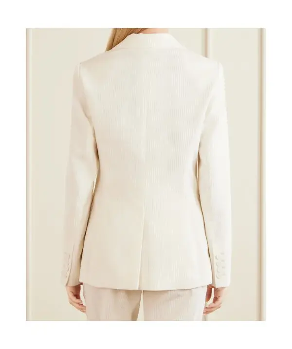 Gabriela Hearst Louisa Cotton Ribbed Blazer